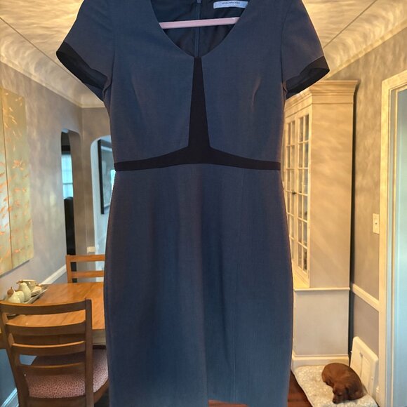 Andrew Marc | Dresses | Andrew Marc New York Grey And Black Dress Size ...
